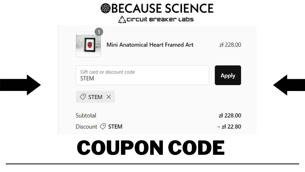 40% off Because Science DC Discount Code & Coupon