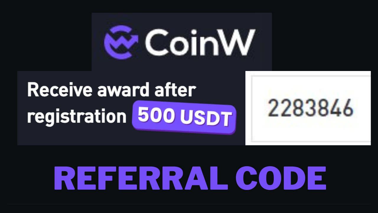 $500.00 Coin W Exchange Referral Code + Rebate