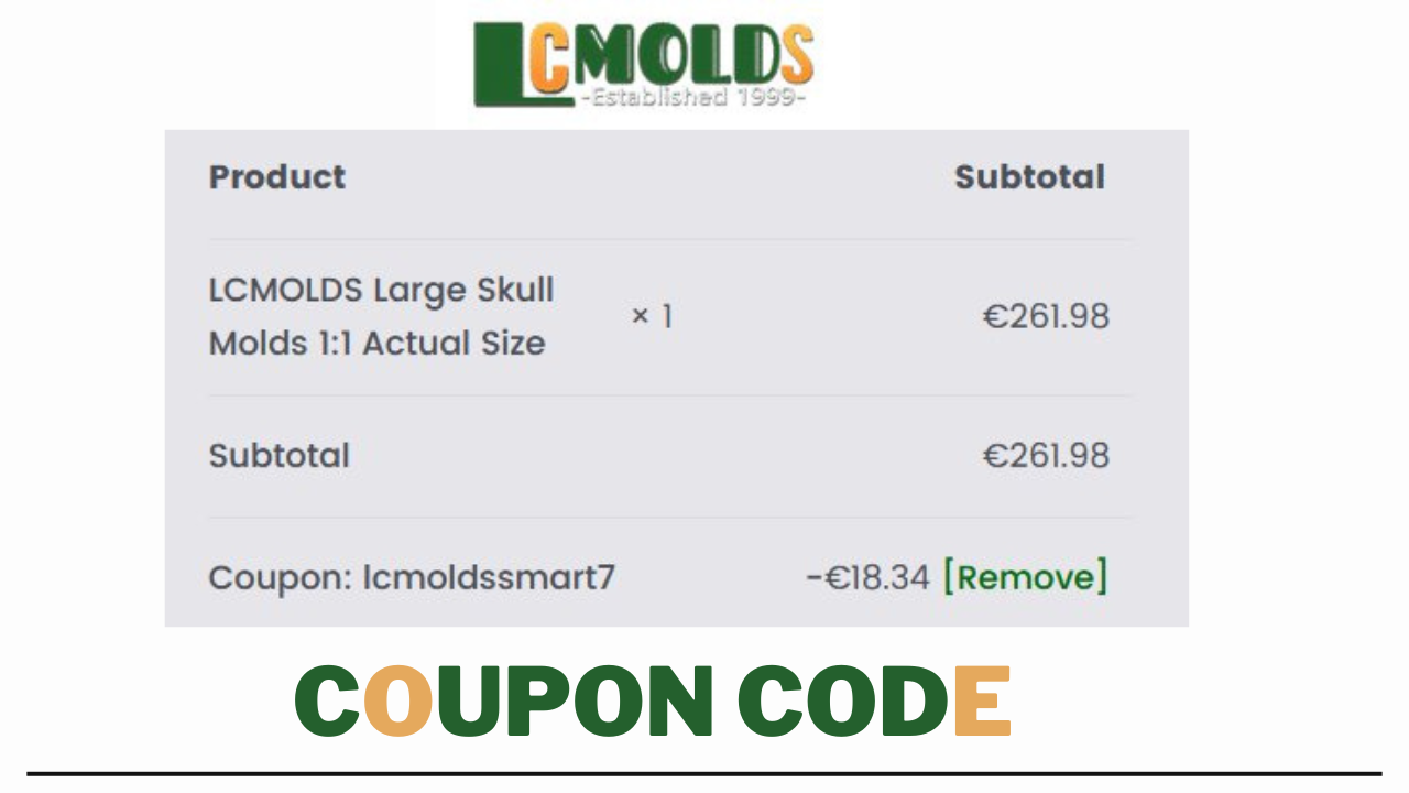 45% off LcMolds Coupon Code LcMolds.com Discount