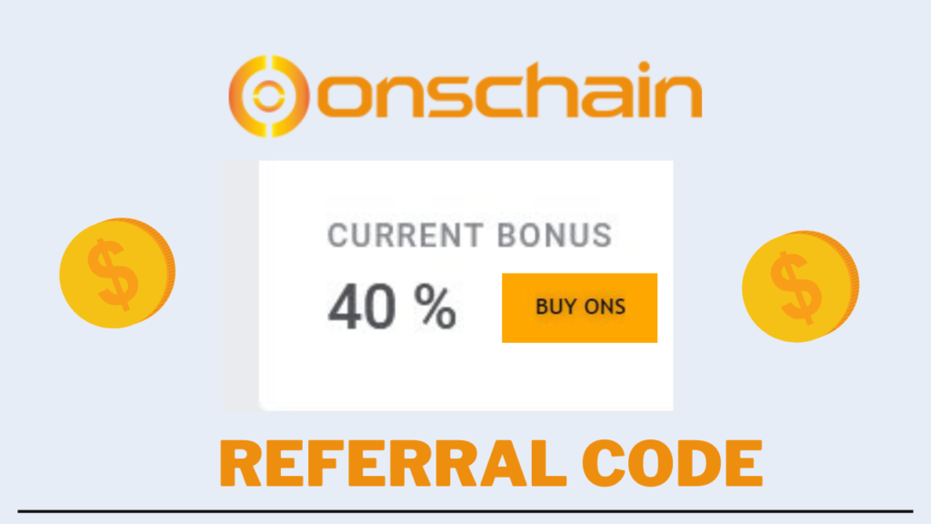 40% OnsChain Referral Code ONS Referral Codes