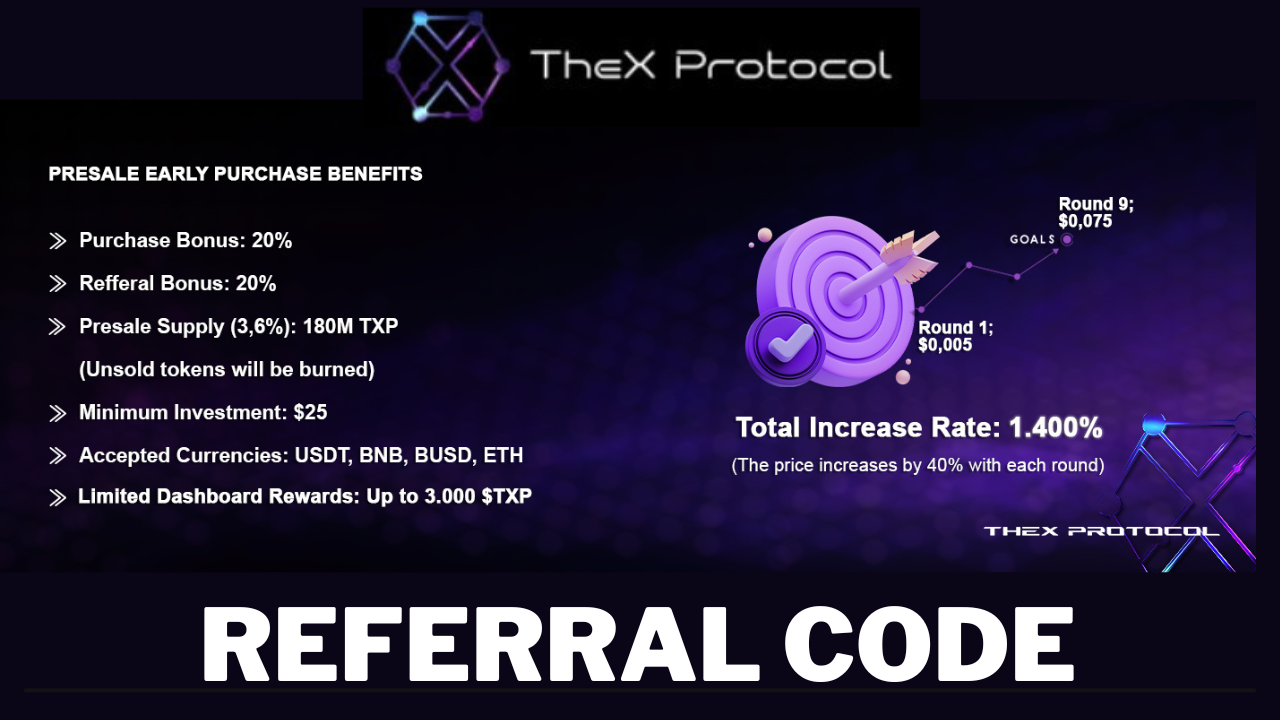 40% The X Protocol Referral Code - Bonus