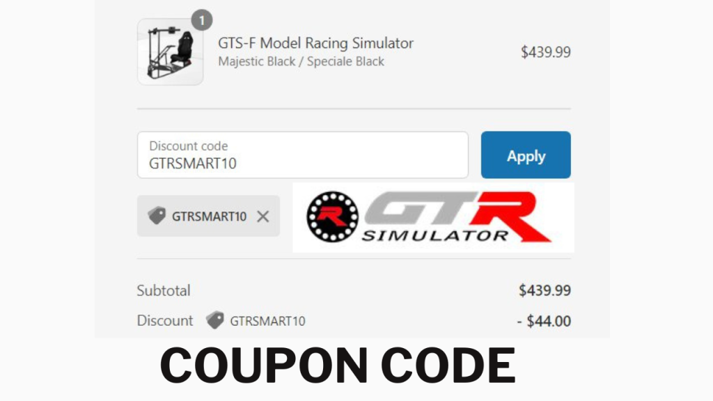 $100.00 off GtR Racing Simulator Discount Code