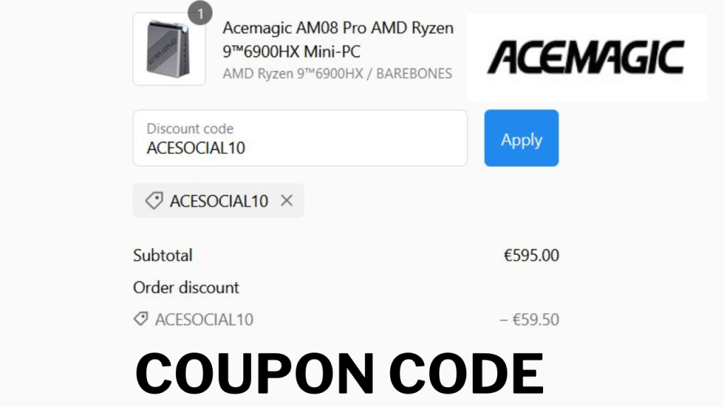 $100.00 off AceMagic Mini PC Coupon Code Ace Magic