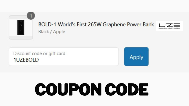 55% off Uze Graphene Power Bank Coupon Code UZE